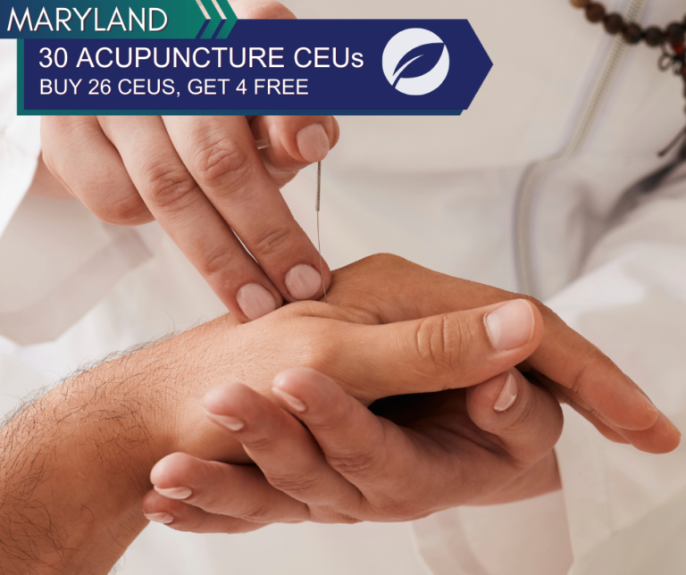 Acupuncture CEU Packages